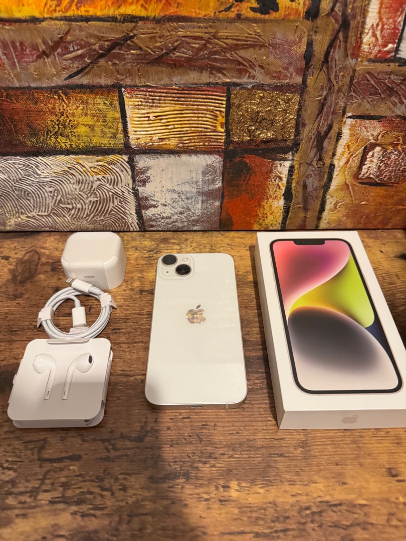 iPhone 14 Starlight 128GB, Mobile Phones & Gadgets, Mobile Phones ...