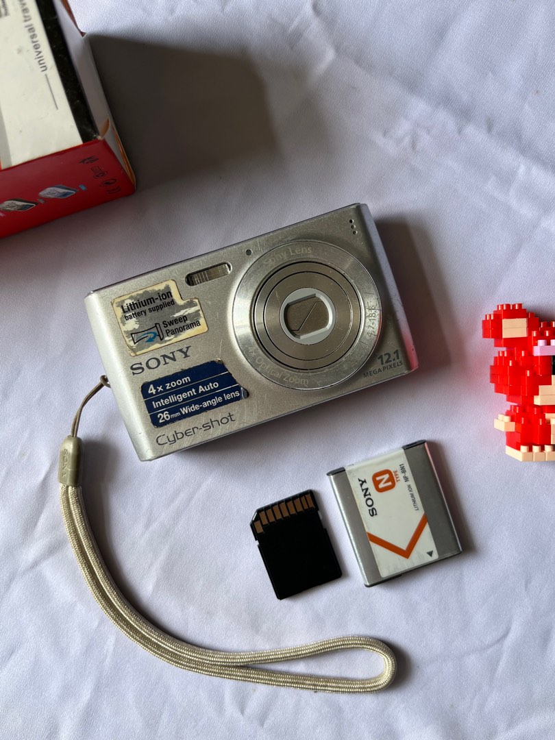 Kamera digicam Sony cybershoot dsc W510 Silver, Fotografi di Carousell