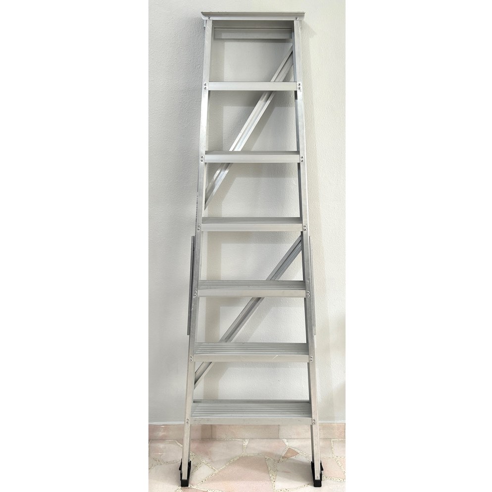 Kangaroo KAL 601 Aluminium Metal Heavy Duty 7 Steps Ladder, Furniture ...