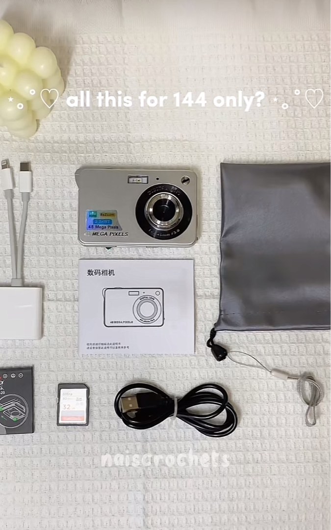 KitBeez KC-1 CCD48 Digital Camera Complete Set, Photography, Cameras on ...