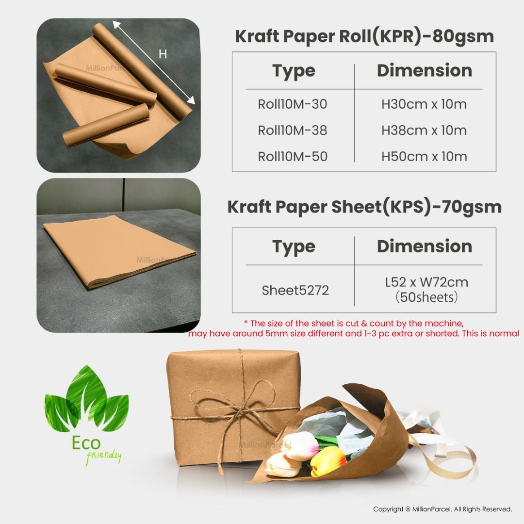 Kraft Paper Packing | Gift Wrapping Paper Protection | Gift Packaging ...