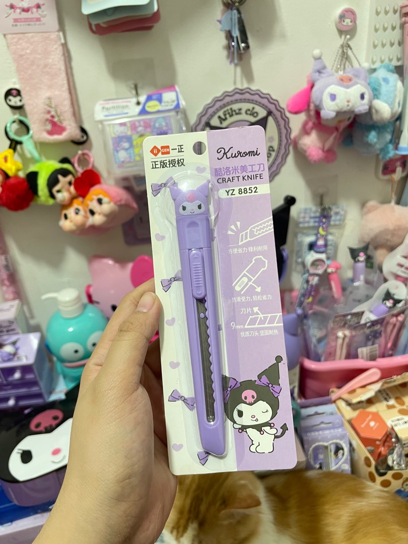Kuromi Sanrio Original Cutter, Hobbies & Toys, Stationary & Craft ...