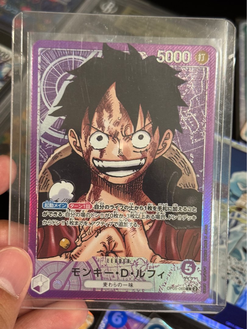 Leader Luffy OP05-060 - One Piece TCG, Hobbies & Toys, Toys & Games on ...