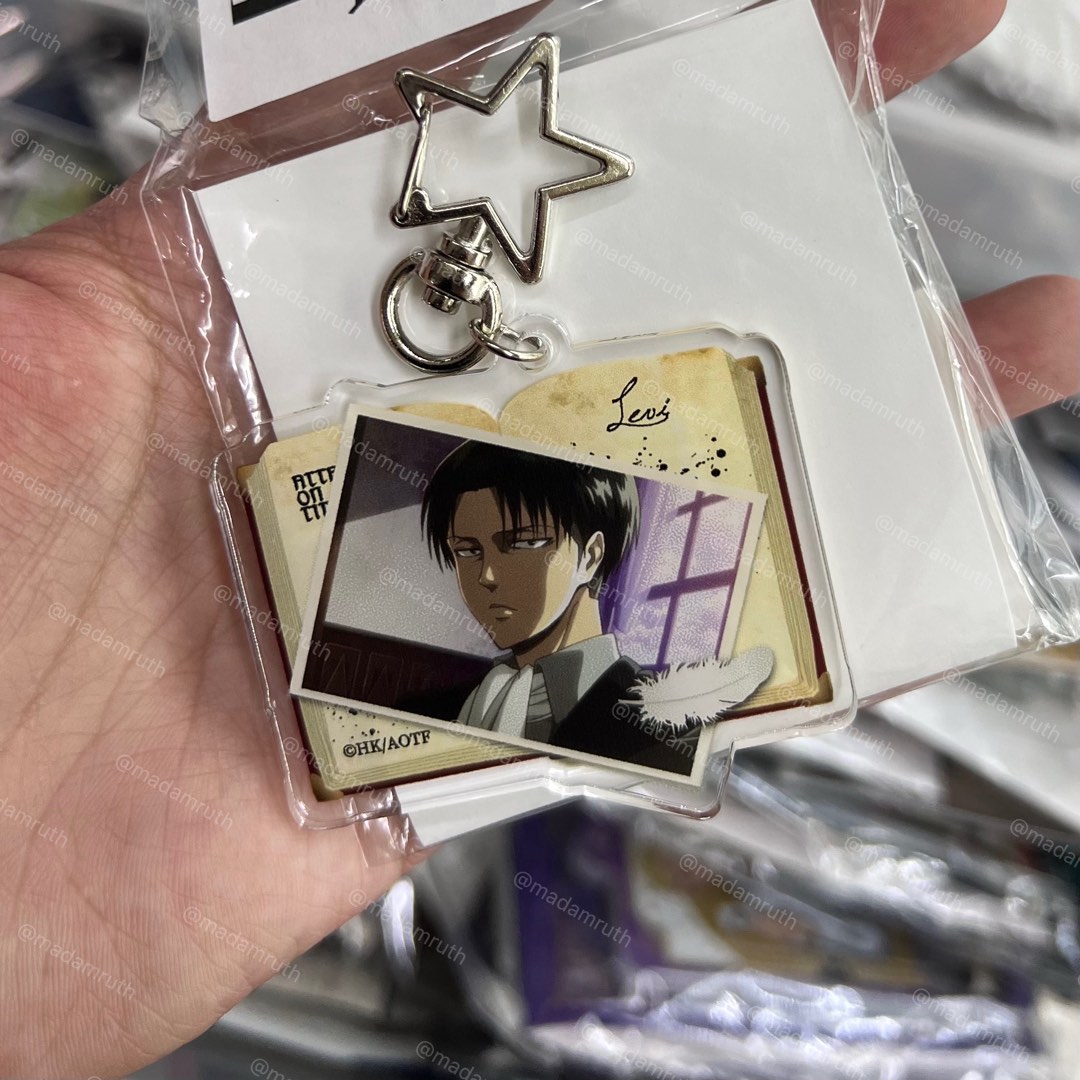 Levi Ackerman Acrylic keychain attack on titan shingeki no kyojin anime ...