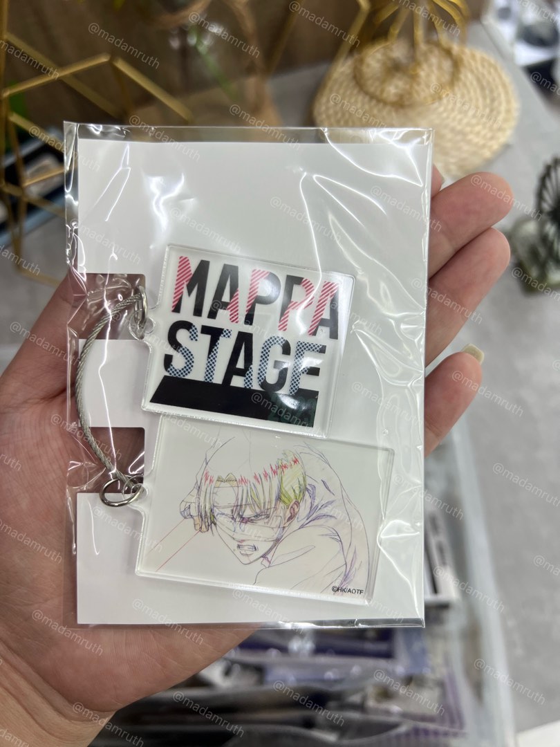Levi Ackerman Acrylic keychain MAPPA STAGE 2023 attack on titan ...