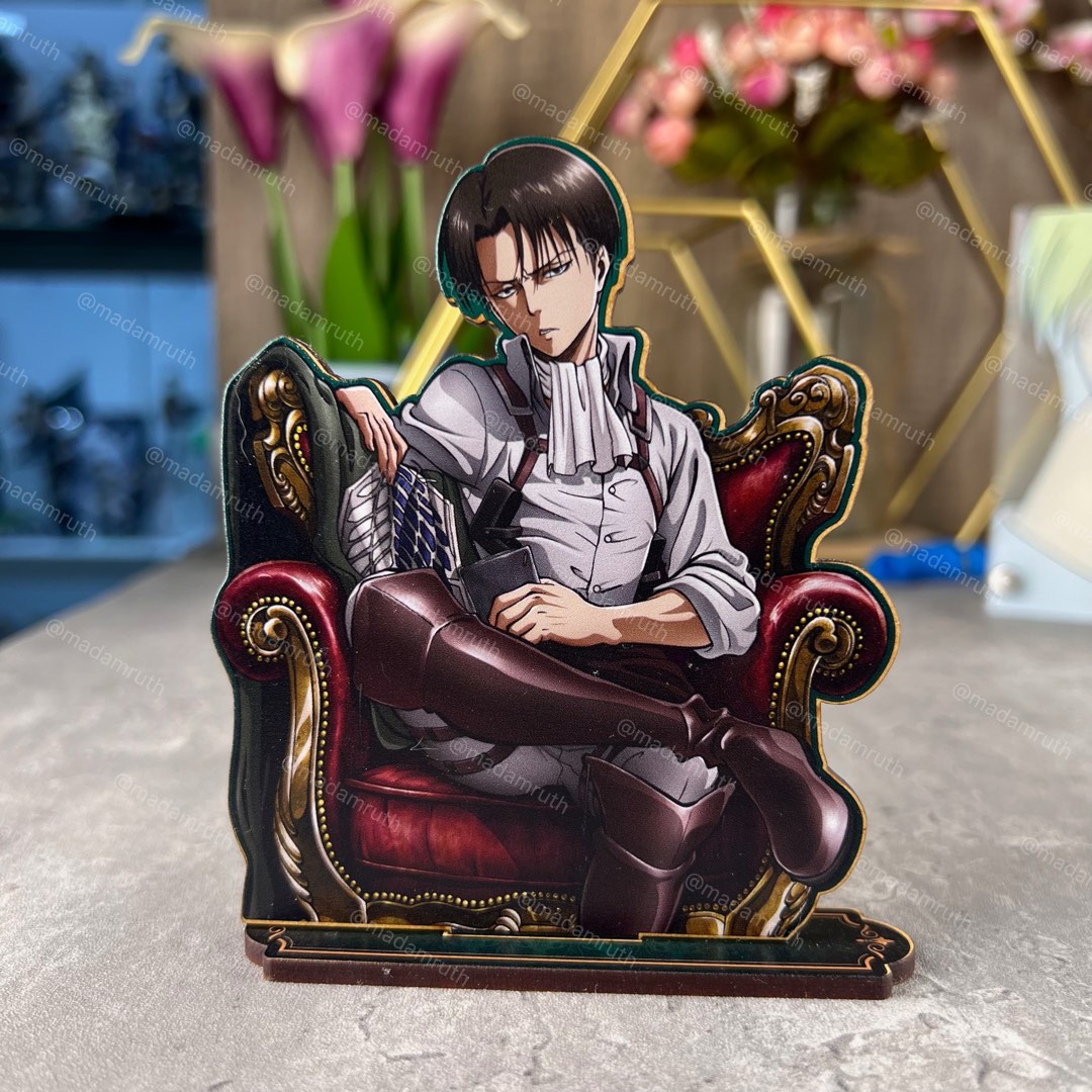 Levi Ackerman wooden Stand attack on titan shingeki no kyojin anime ...