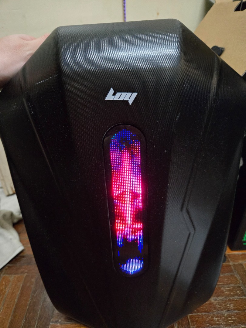 LOY StarkGaze E 18.3" LED Knight Backpack, Men's Fashion, Bags, Backpacks on Carousell