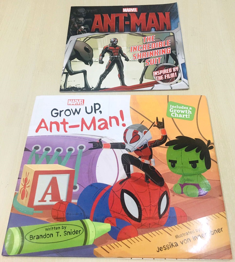 Marvel Grow Up, Ant-Man Book with Growth Chart (Hard Bound), Hobbies ...