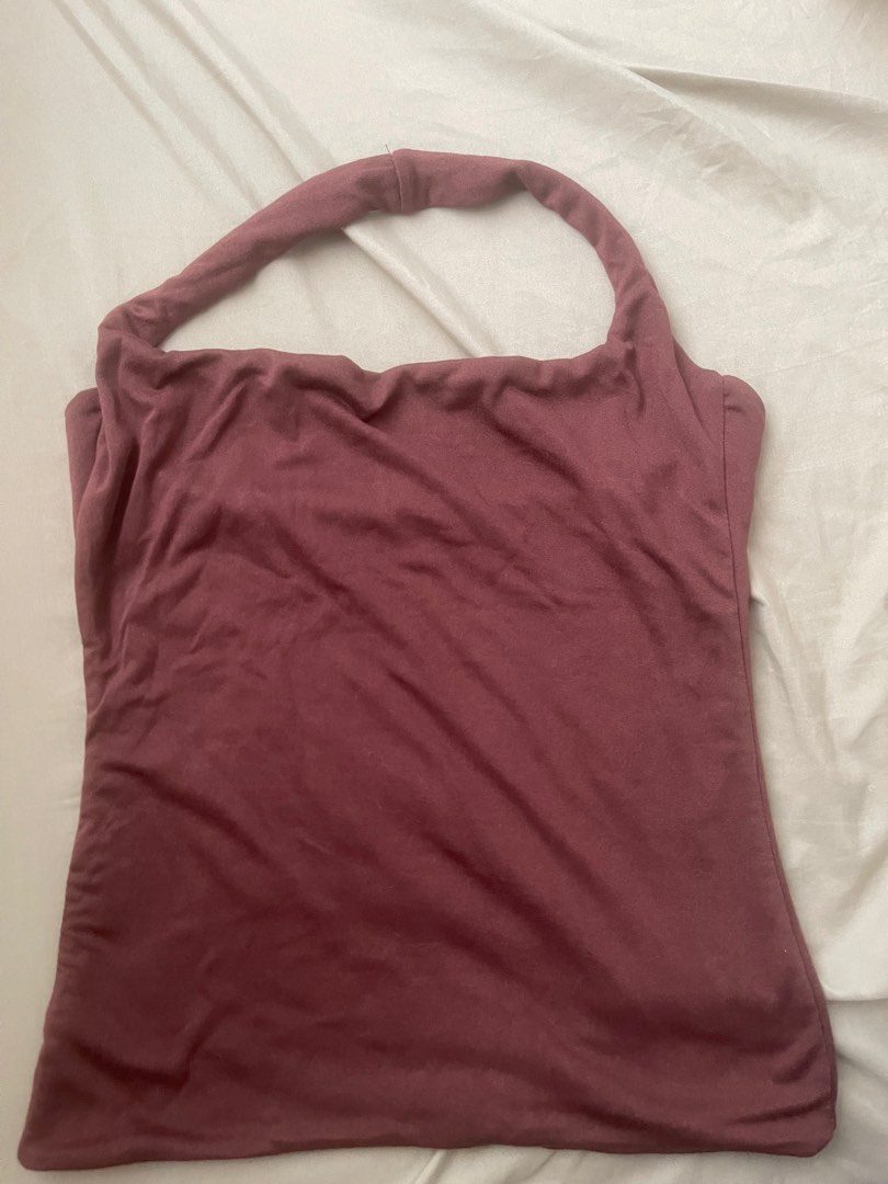 Mera Halter Top (Dark Brown), Women's Fashion, Tops, Others Tops on ...