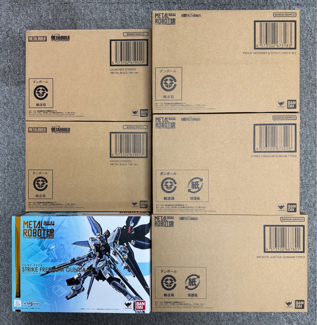Metal Robot Build Gundam Seed Strike Freedom Proud Defender Infinity ...