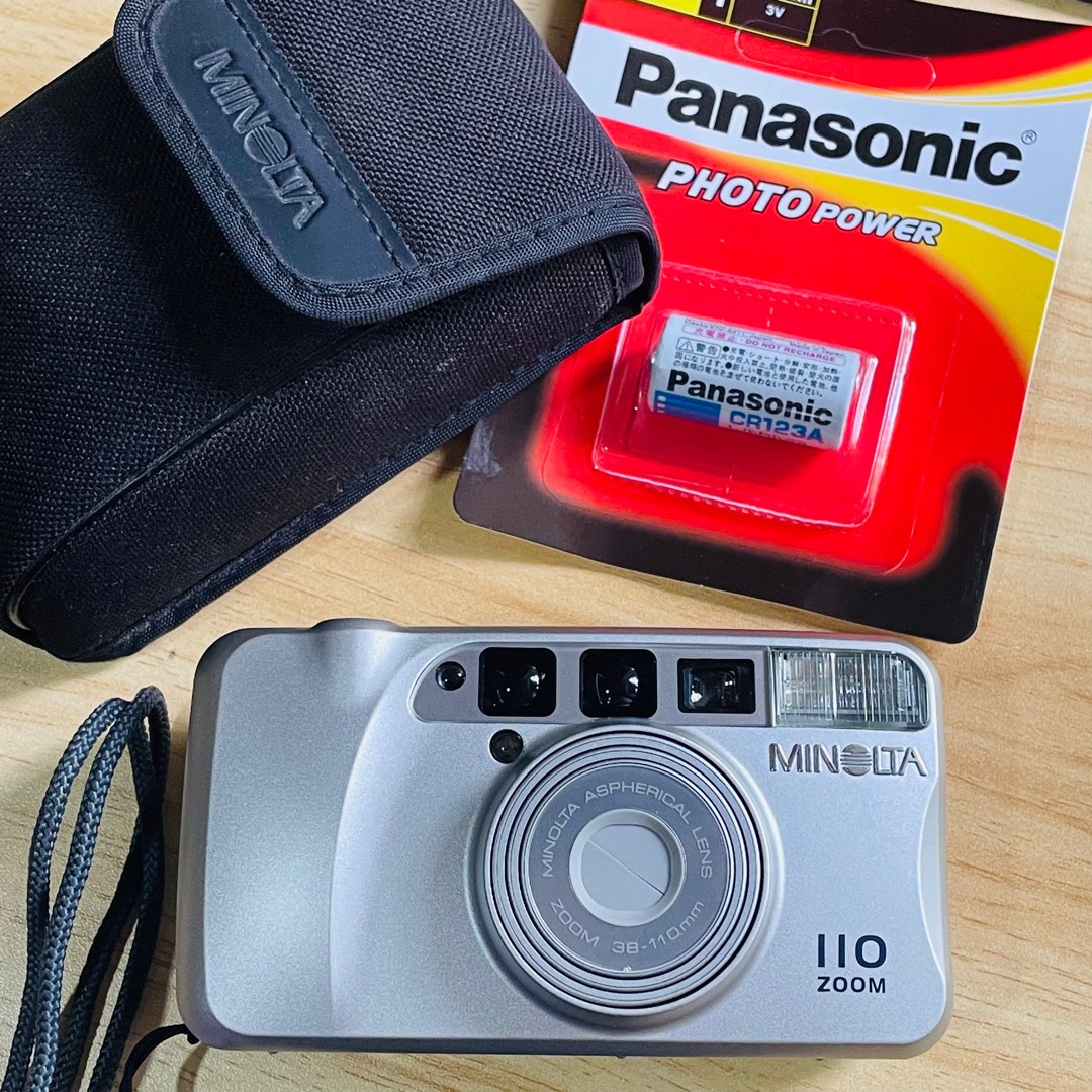 Minolta 110 Zoom Film Camera, Photography, Cameras on Carousell