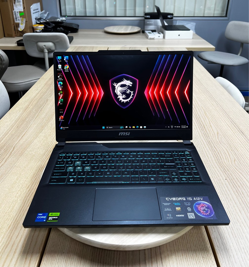MSI Cyborg 15 A12VE Gaming Laptop i5 12GEN RTX 4050, Computers & Tech ...