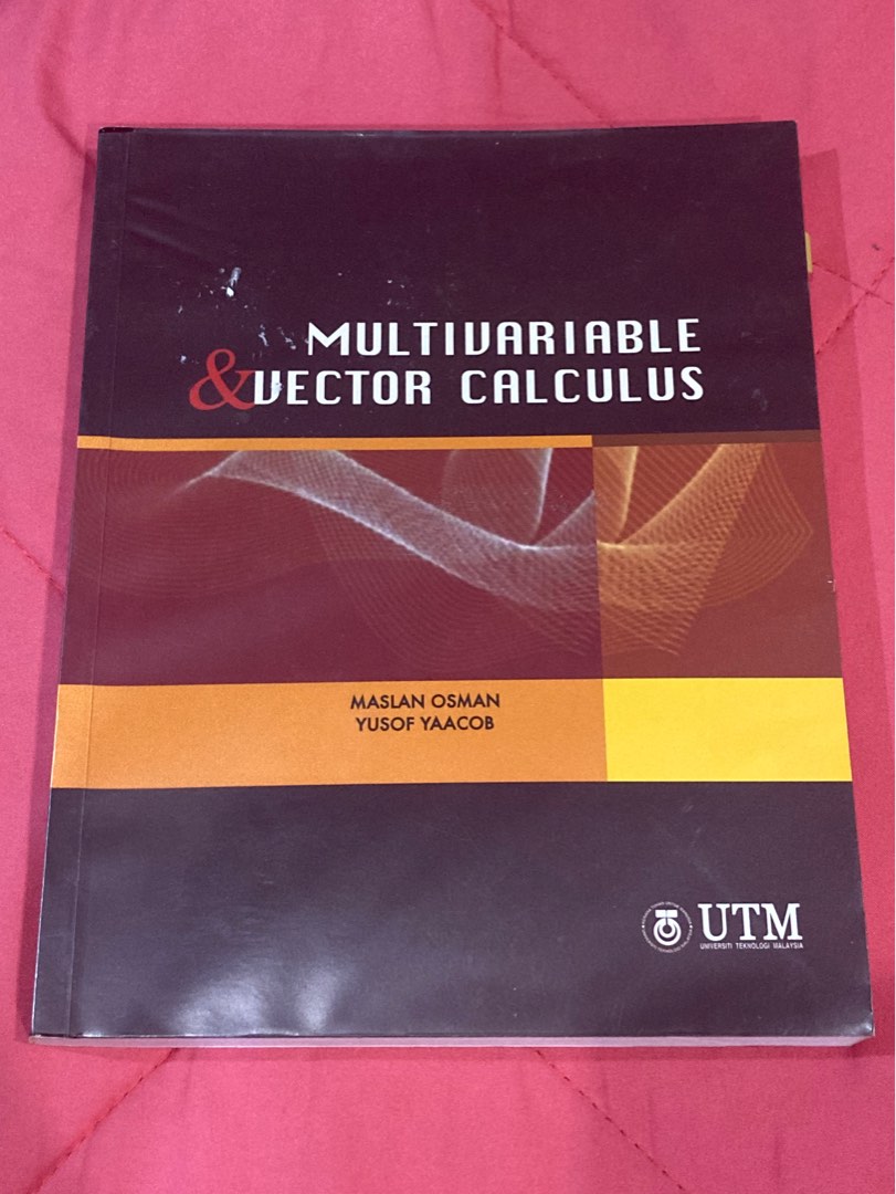 Multivariable And Vector Calculus Utm Hobbies And Toys Books And Magazines Textbooks On Carousell
