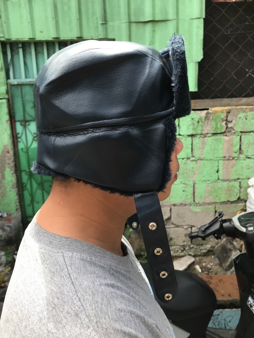 Navy trooper snap ear cap, Men's Fashion, Watches & Accessories, Caps ...