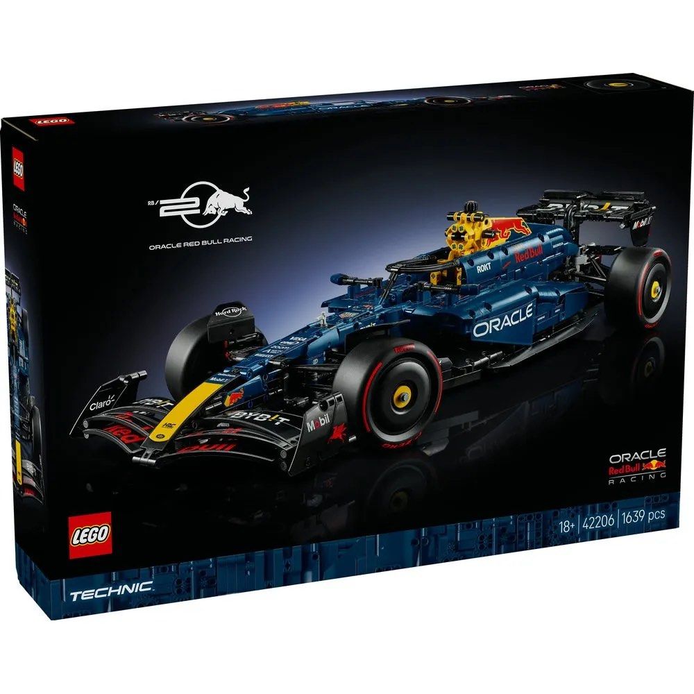 LEGO Technic 42206 - Oracle Red Bull Racing RB20 F1 Car, Hobbies & Toys ...
