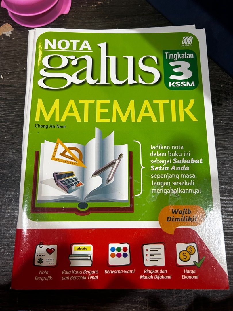 Nota galus tingkatan 4 and nota galus math tingkatan 3, Hobbies & Toys, Books & Magazines ...