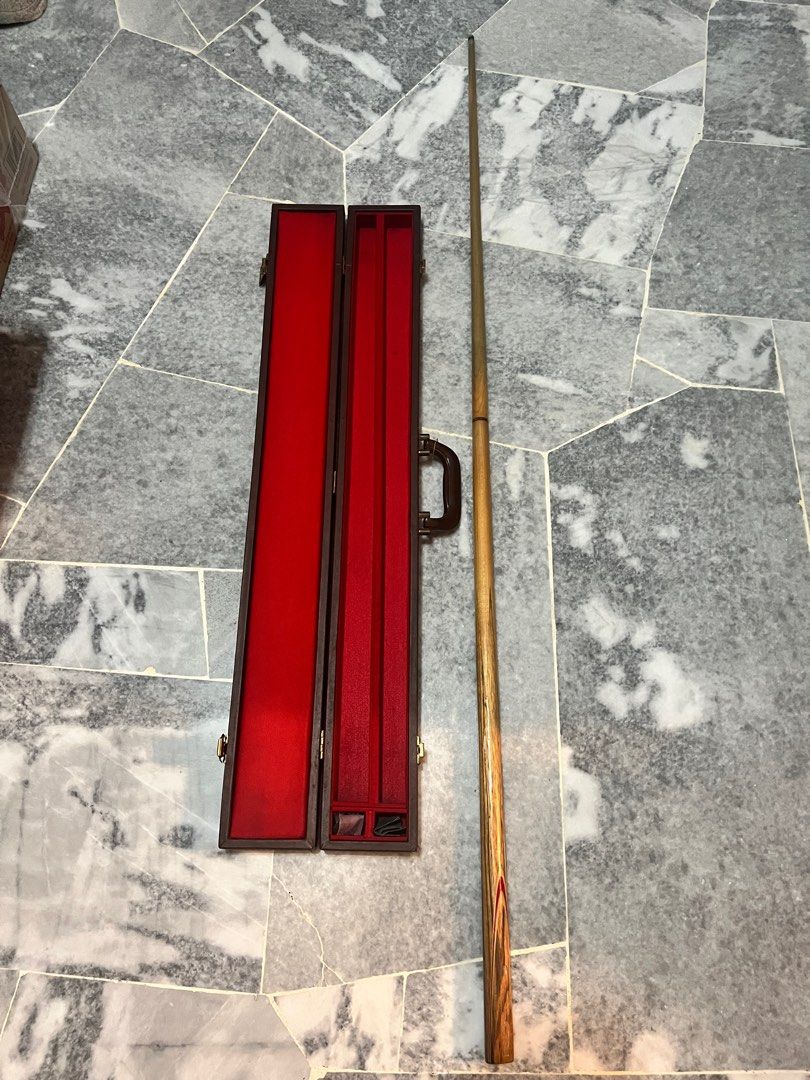 VINTAGE Good Condition 2-piece Snooker Cue (custom made from Riley ...