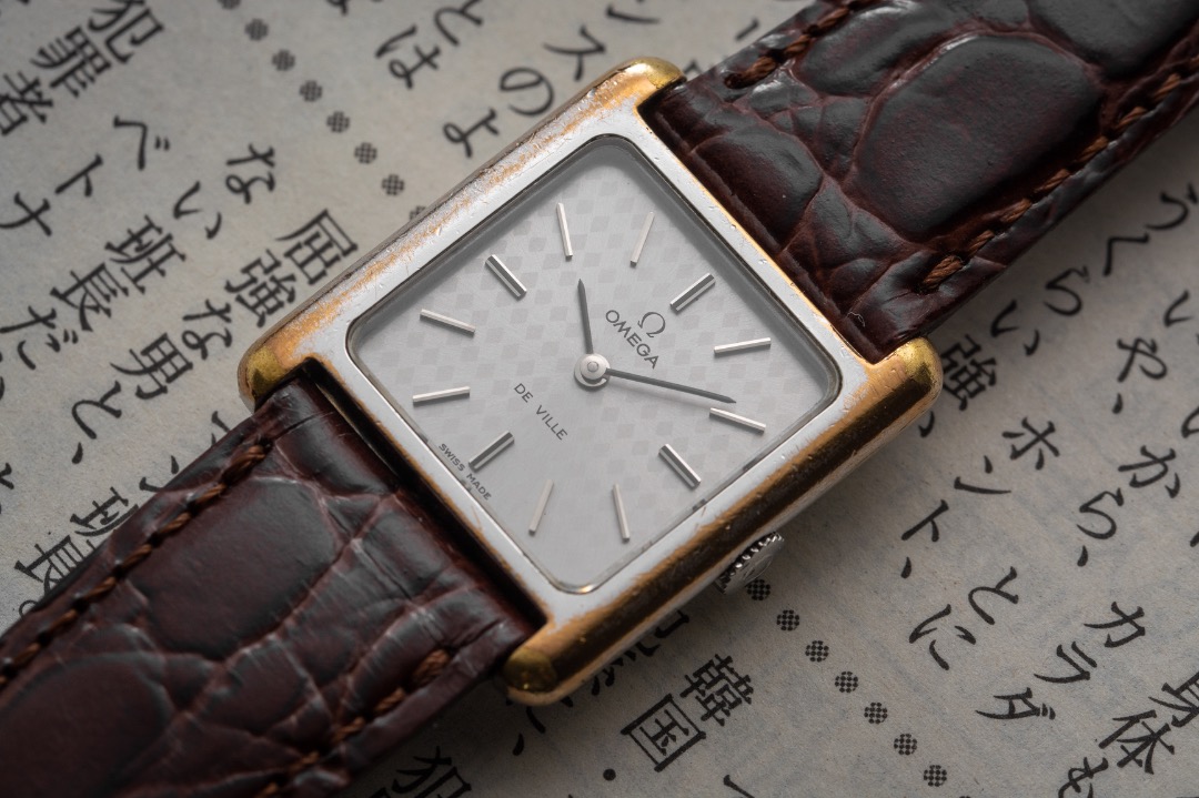 Omega De Ville Tank Square Mosaic dial Ref. 511.0406 (Cal. 625), Luxury, Watches on Carousell