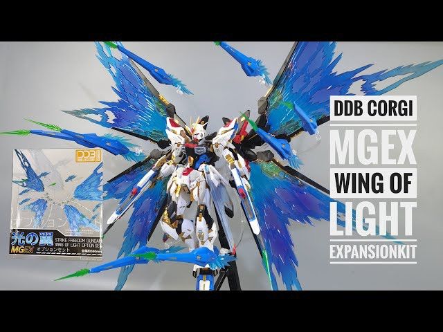 On hand KO Full Package MGEX Strike Freedom with Wing of Light (WOL) Set, Hobbies & Toys, Toys ...