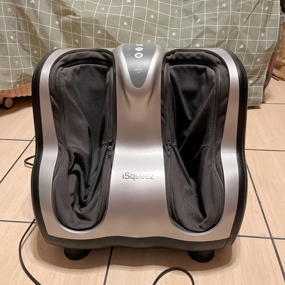 osim- isqueez 療癒 按摩足部機, 健康及營養品, 按摩紓緩用品在旋轉拍賣