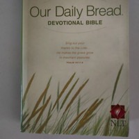 Our Daily Bread Devotion Bible NLT New Living Translation Hardcover ...