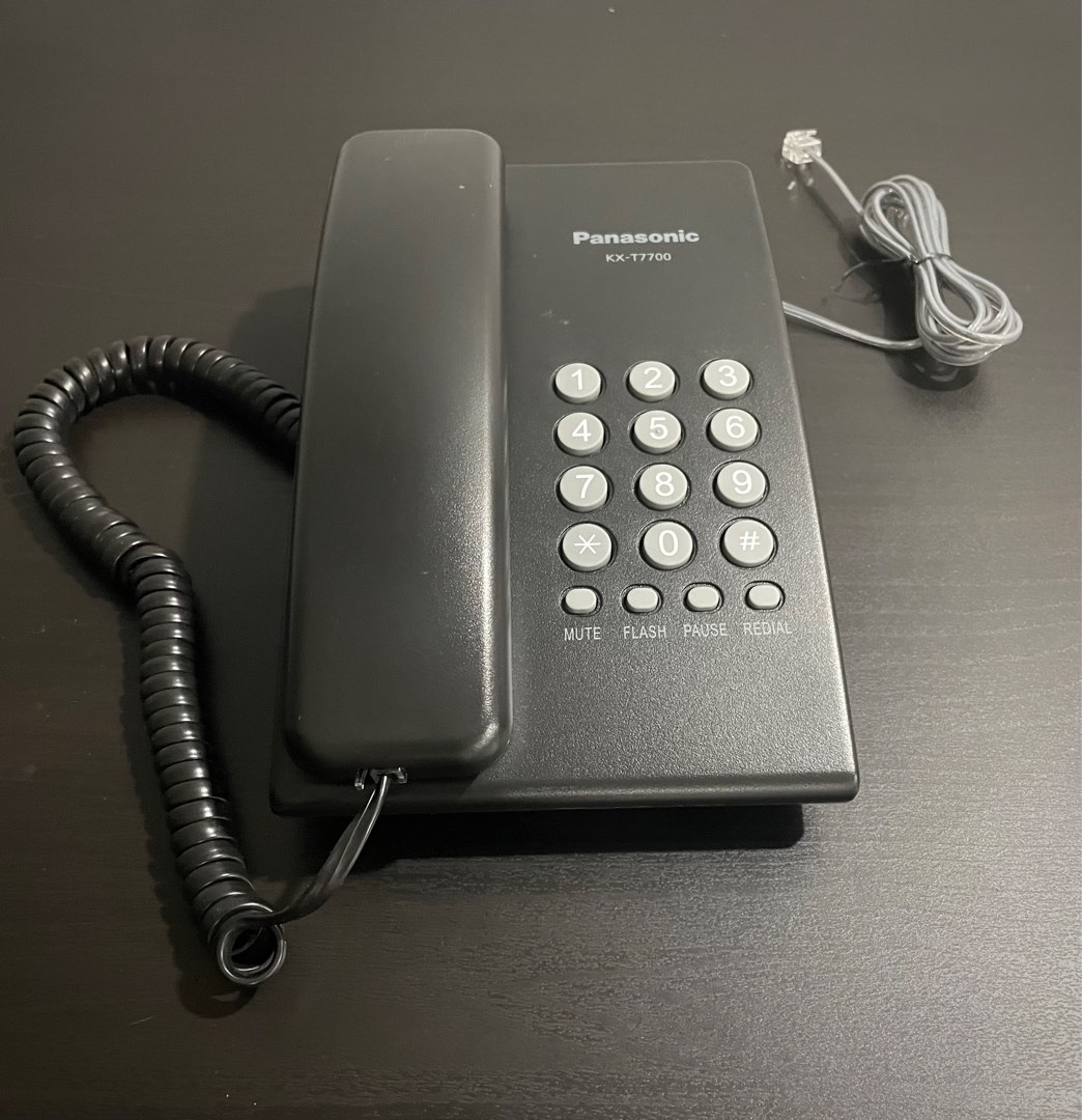Panasonic Telephone KX-T7700 Black Deskphone - 22 units/pcs, Computers ...