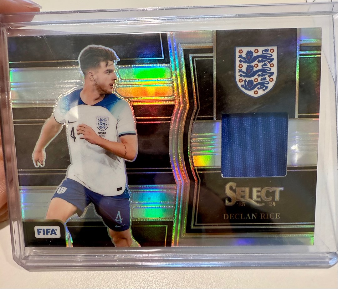 Panini Select Declan Rice Jersey Card Relic, Arsenal, England, Hobbies ...