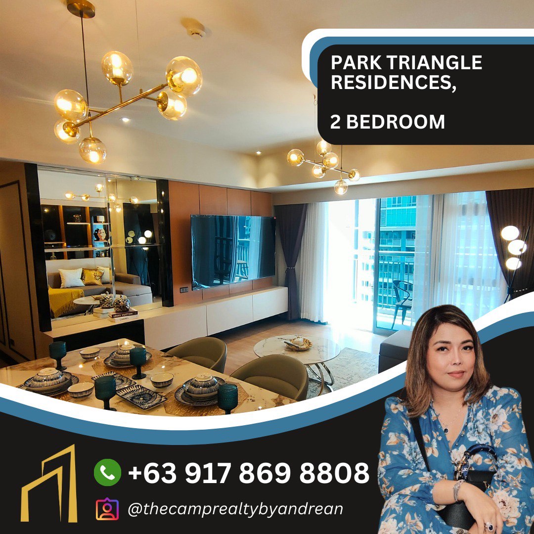FOR LEASE 2 BEDROOM INTERIORED DESIGN PARK TRIANGLE RESIDENCES ...