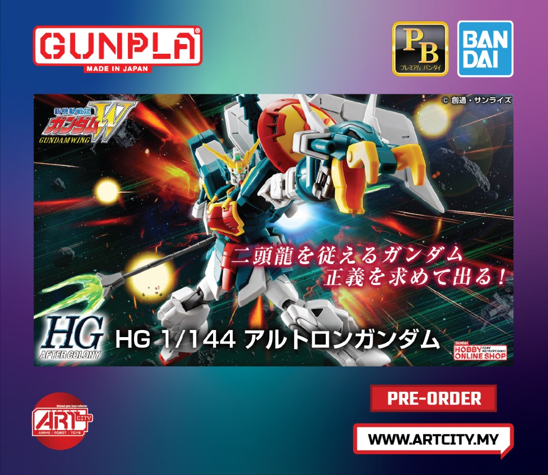 P-Bandai HG - Altron Gundam - Mobile Suit Gundam Wing Endless War - 1/ ...
