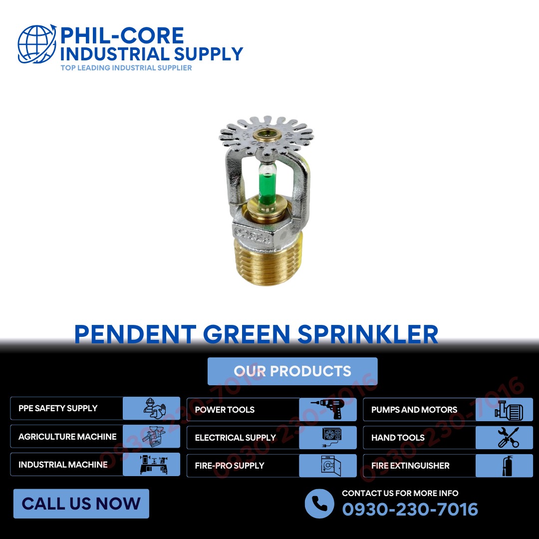Pendent Green Sprinkler, Pendent Fire Sprinkler, High-Temperature ...