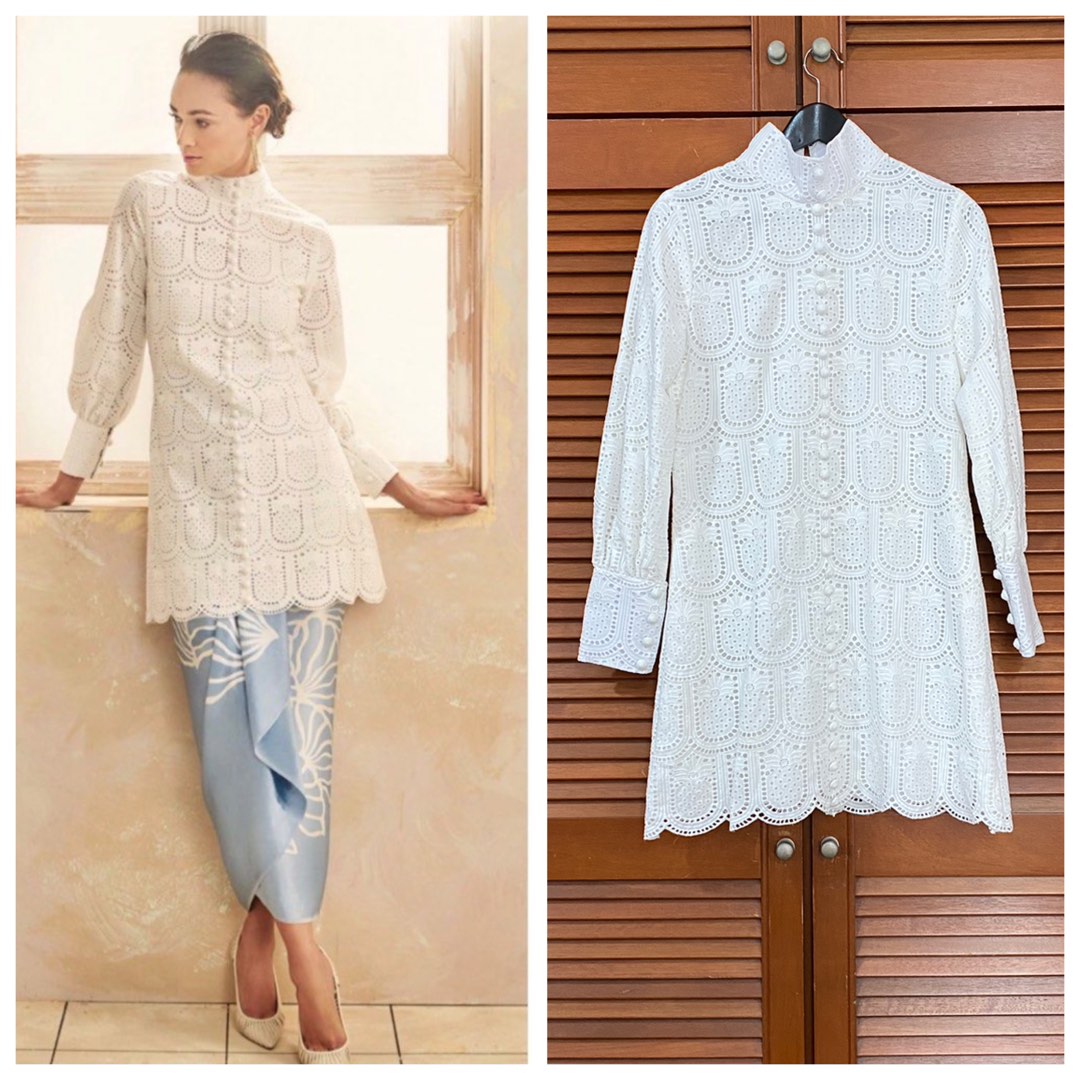 Pieces by Raeesa Lace Top, Women's Fashion, Muslimah Fashion, Tops on ...