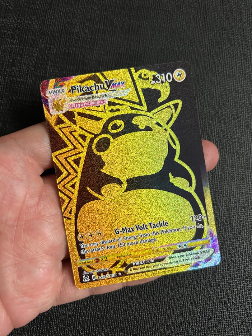 Pikachu VMax Pokemon Lost Origin TG29/TG30, Hobbies & Toys, Toys ...
