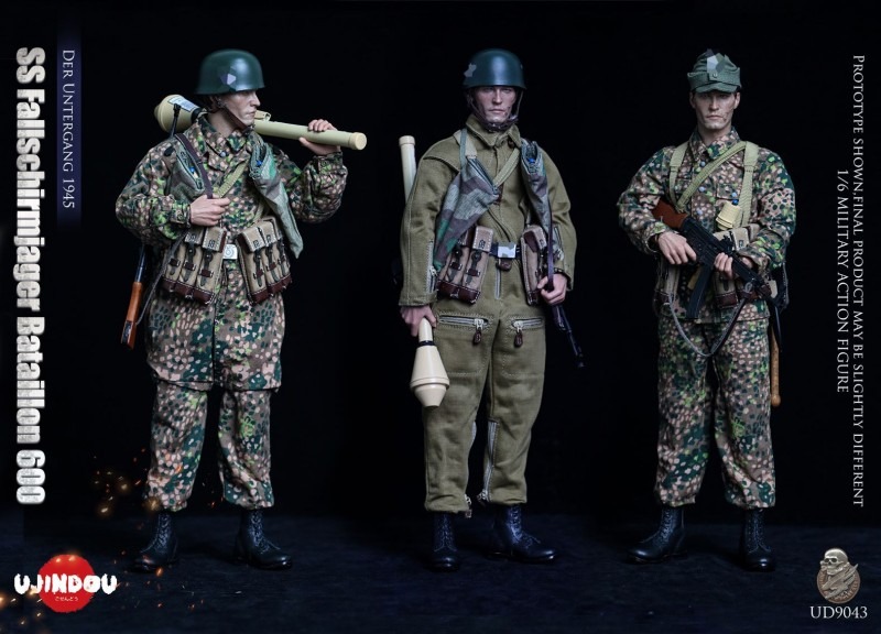 [PO] UJINDOU UD9043 SS Fallschirmjager Battalion 600 Der Untergang 1945 ...