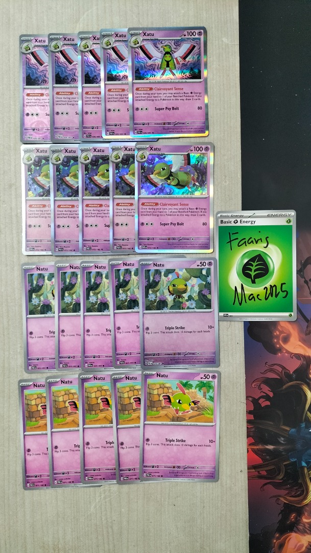 Pokemon Psychic Birds, Hobbies & Toys, Toys & Games on Carousell