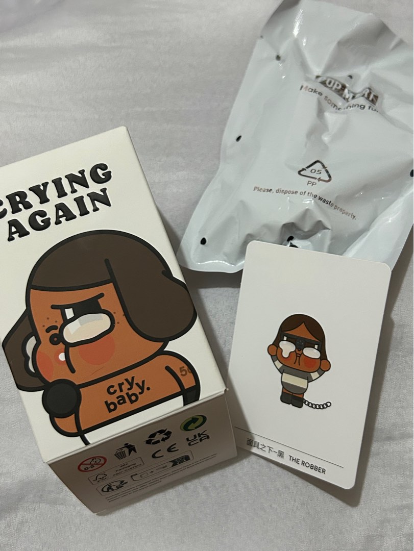 POPMART Crybaby Crying Again -The Robber, Hobbies & Toys, Toys & Games ...