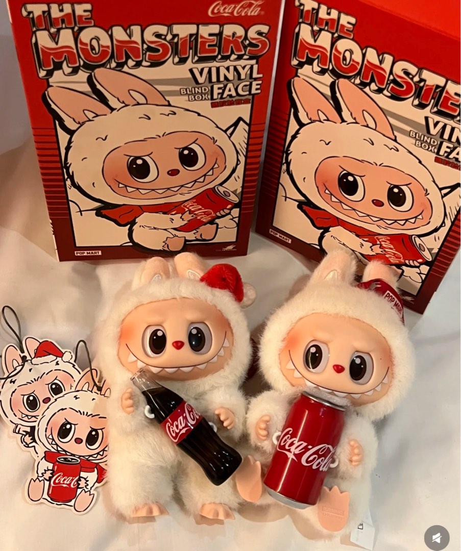 Popmart Labubu Coca Cola, Hobbies & Toys, Toys & Games on Carousell