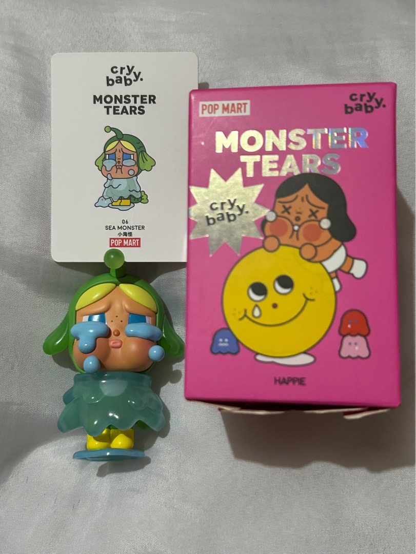 POPMART Monster Tears-Sea Monster, Hobbies & Toys, Toys & Games on ...