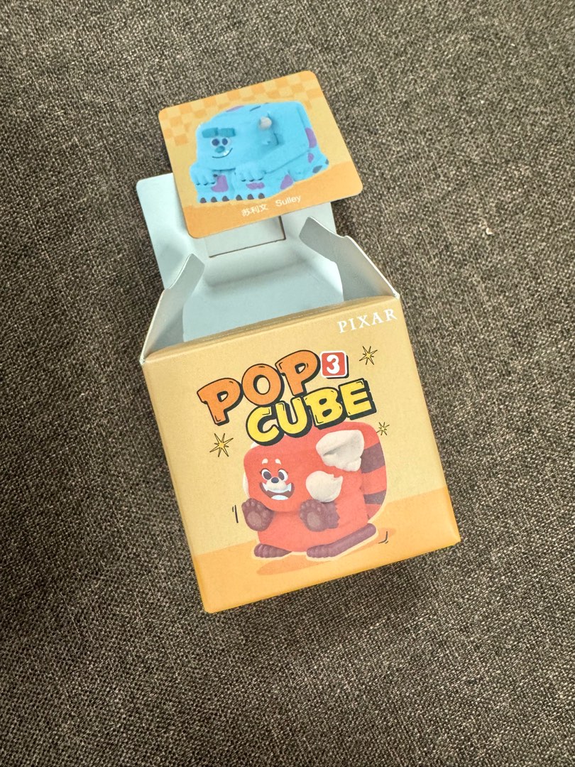 Popmart Pop Cube 3 Sulley, Hobbies & Toys, Toys & Games on Carousell