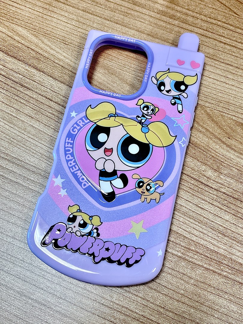 [BRAND NEW] POWERPUFF GIRLS Bubbles iPhone 16 Pro Max Case with Built ...