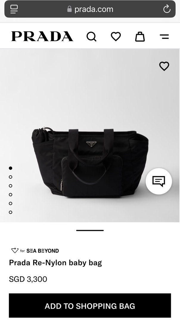 Prada Baby Bag, Luxury, Bags & Wallets on Carousell