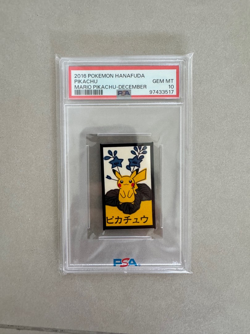 PSA10 pikachu Hanafuda Mario set pokemon, Hobbies & Toys, Toys & Games ...