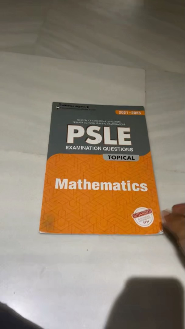 PSLE Maths Topical 2021-2023, Hobbies & Toys, Books & Magazines ...