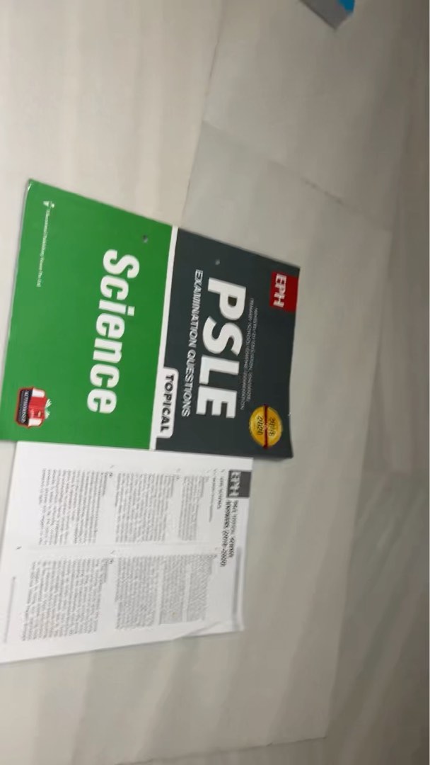 PSLE Science Topical Examination Questions, Hobbies & Toys, Books ...