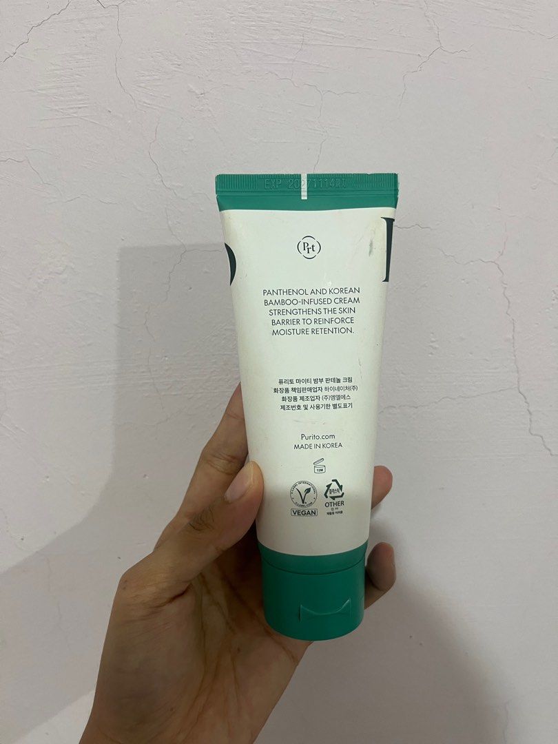 PURITO BAMBOO PANTHENOL CREAM, Beauty & Personal Care, Face, Face Care ...