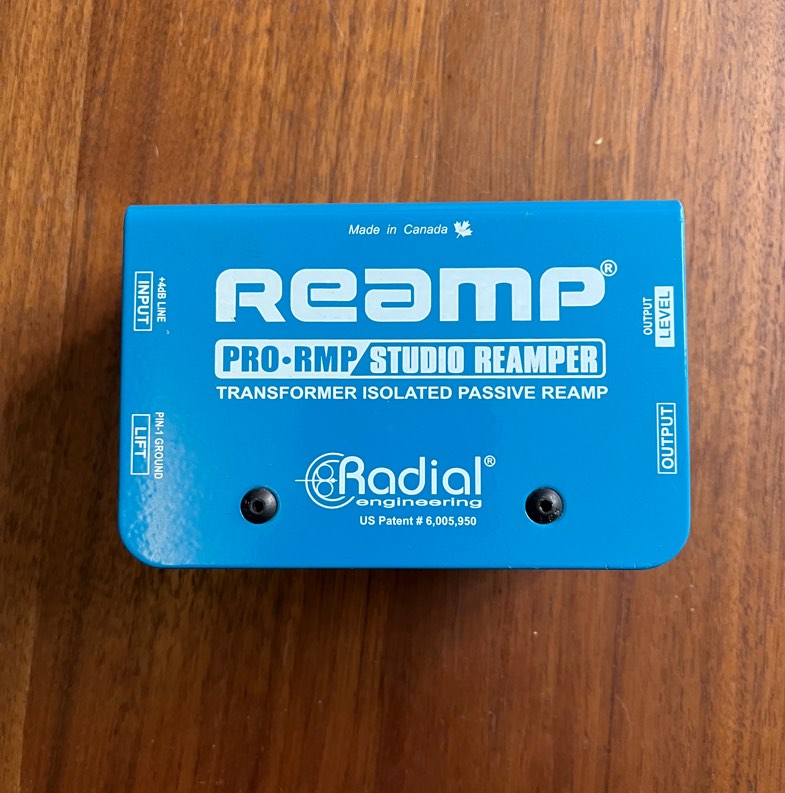 Radial Reamp box Pro-RMP, Hobbies & Toys, Music & Media, Music ...