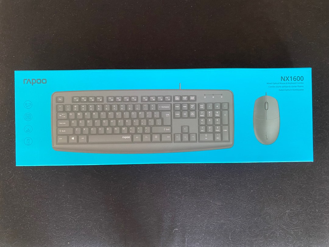 Rapoo Nx1600 Usb Keyboard And Mouse Combo Sealed Computers And Tech Parts And Accessories