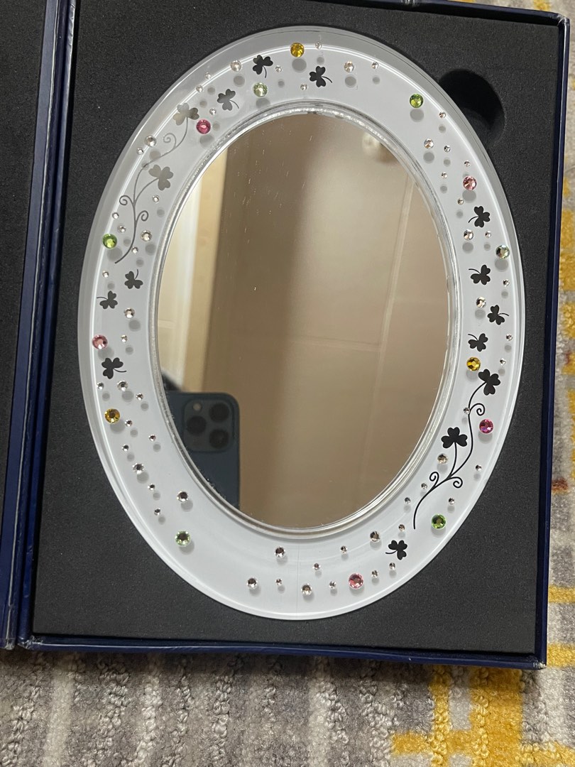 Rare Swarovski Table Mirror, Furniture & Home Living, Home Decor ...
