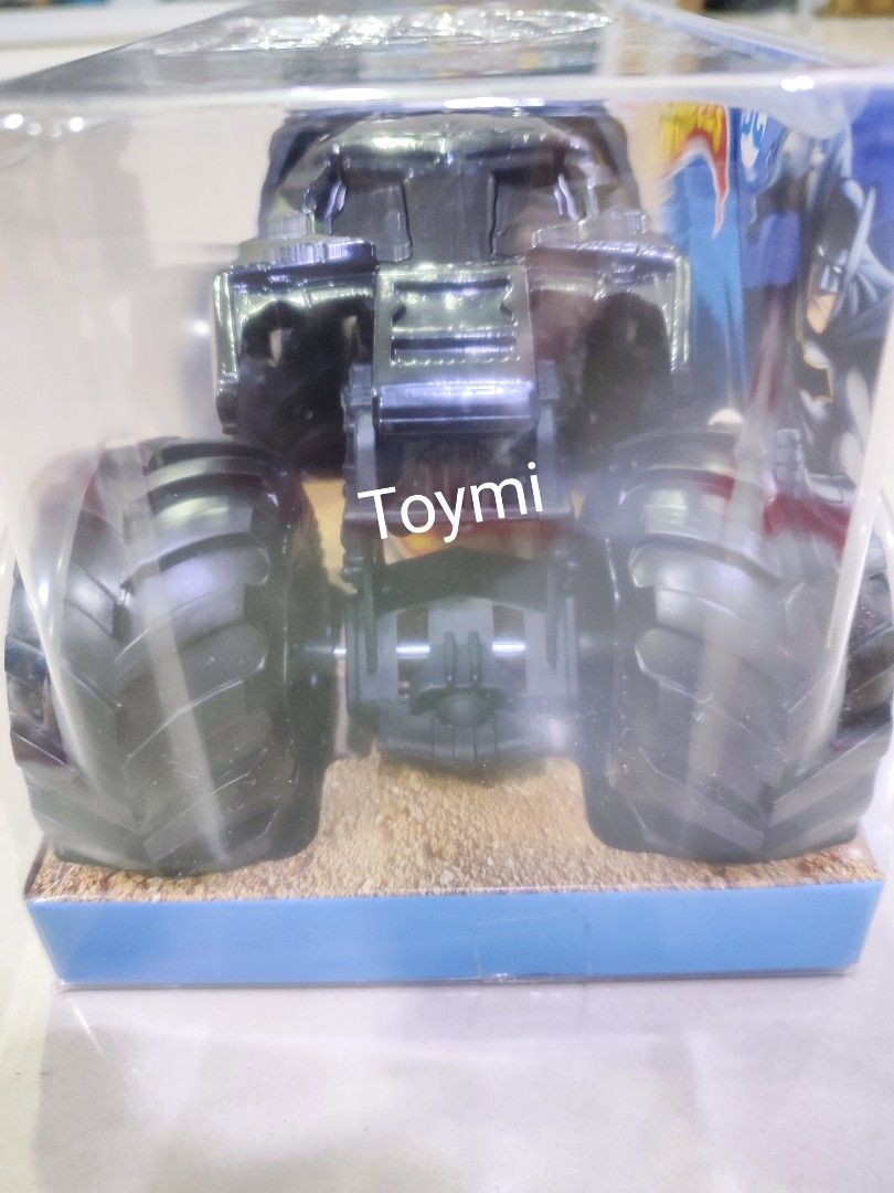 Ready Stock 1/24 Hot Wheels Monster Trucks Oversized Batman Batmobile ...