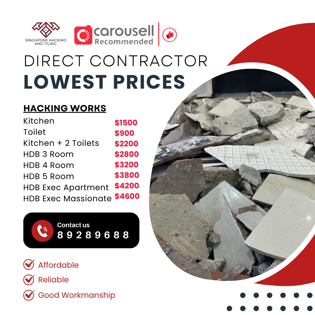 Renovation Service/Hacking/Tiling/Contractor/Renovation Loan/Atome ...