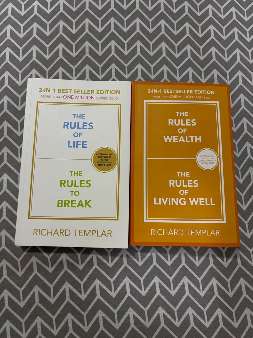 Richard Templar rules book ( Both for RM80 ), Hobbies & Toys, Books ...